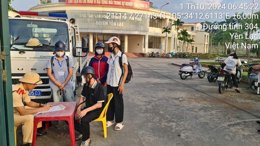 Vĩnh Phúc: Tháng 10, xử lý hơn 700 học sinh vi phạm trật tự an toàn giao thông